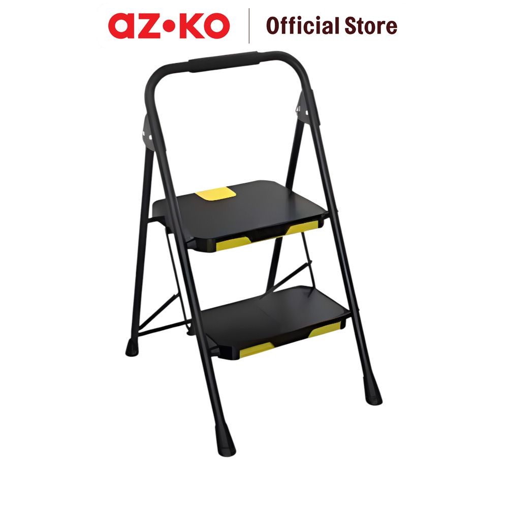 Jual AZKO Fixsteps 81 cm Tangga Lipat Aluminium 2 Step - Hitam ...