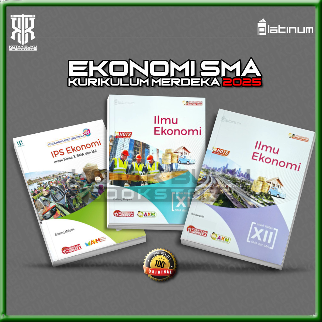 Jual Buku Ekonomi Kelas 10 11 12 SMA Kurikulum Merdeka / IPS Ekonomi SMA / Platinum / Revisi ...