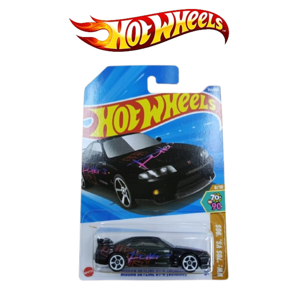 Jual Hot Wheels Nissan Skyline GT-R R33 Hitam Tampo Pink HKS 70S Vs 90S ...