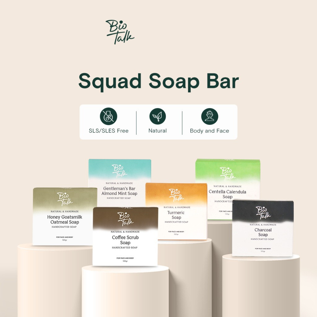 Jual Najmia (Beli 2 lbh murah) Biotalk Squad Soap Bar Series l Sabun ...