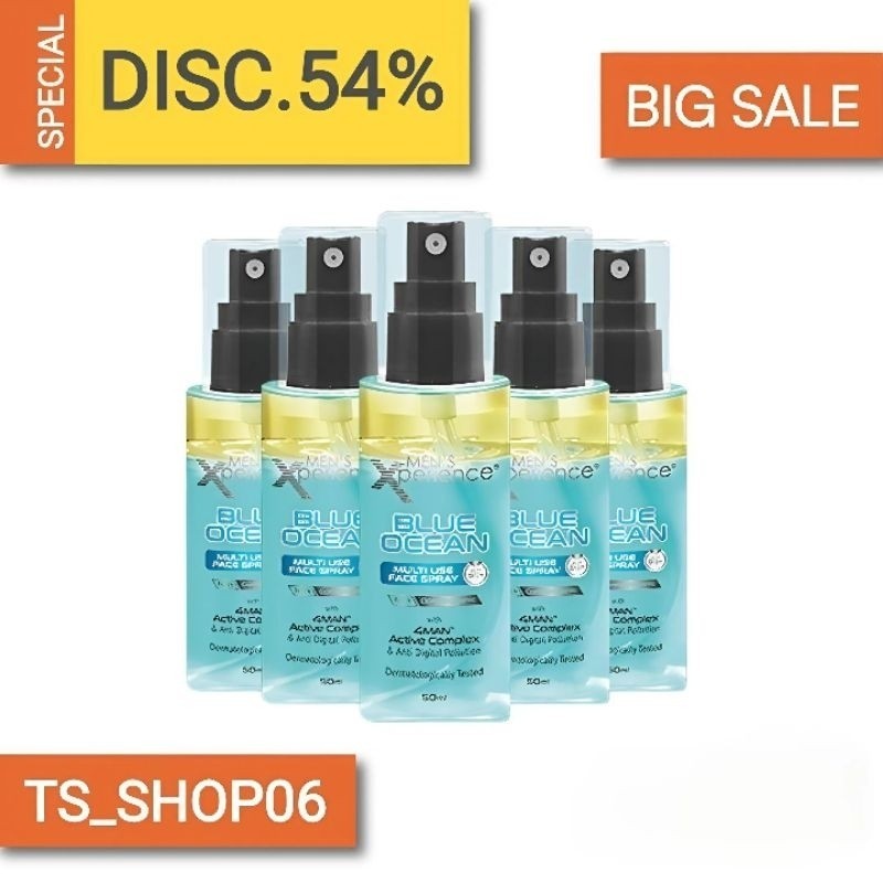 Jual MEN-X BLUE OCEAN MULTI USE FACE SPRAY Tampil Keren dengan Men-X ...