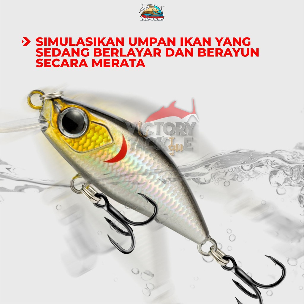 Jual RIPTIDE PLUTO Umpan Pancing Lure Minnow Sinking Casting Ultralight Berat 5 Gr Panjang 5 Gr ...