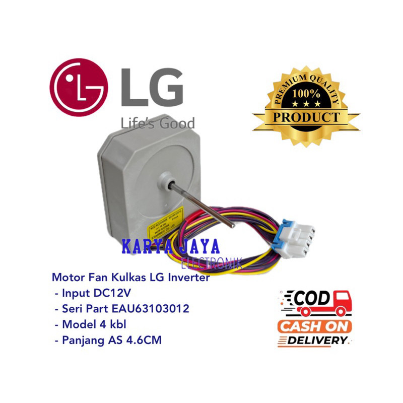 Jual Kipas Fan Kulkas LG Inverter 2 Pintu EAU63103012 | Shopee Indonesia