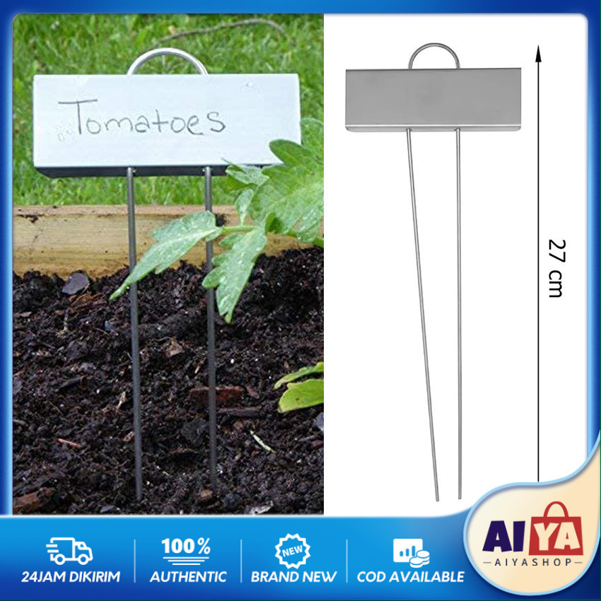 Jual 5Pcs Label Penanda Tanaman Stainless Steel Waterproof Label Pohon Label Tanaman Papan Nama ...