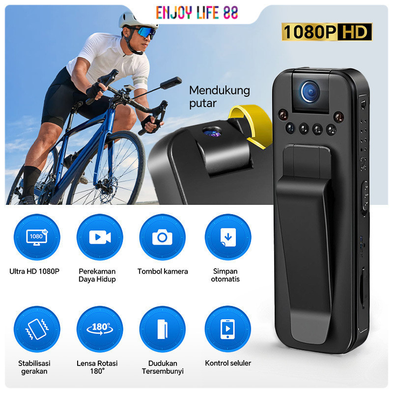 Jual Mini Kamera L7 HD 1080p CCTV Olahraga Luar Ruangan Perekam Suara ...