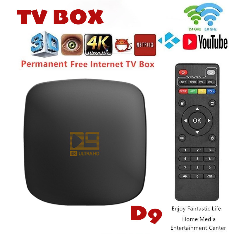 Jual Set Top TV BOX Android D9 Indihome Digital Online TV Ram 2+16GB/4GB+32GB /8+64GB TV BOX ...