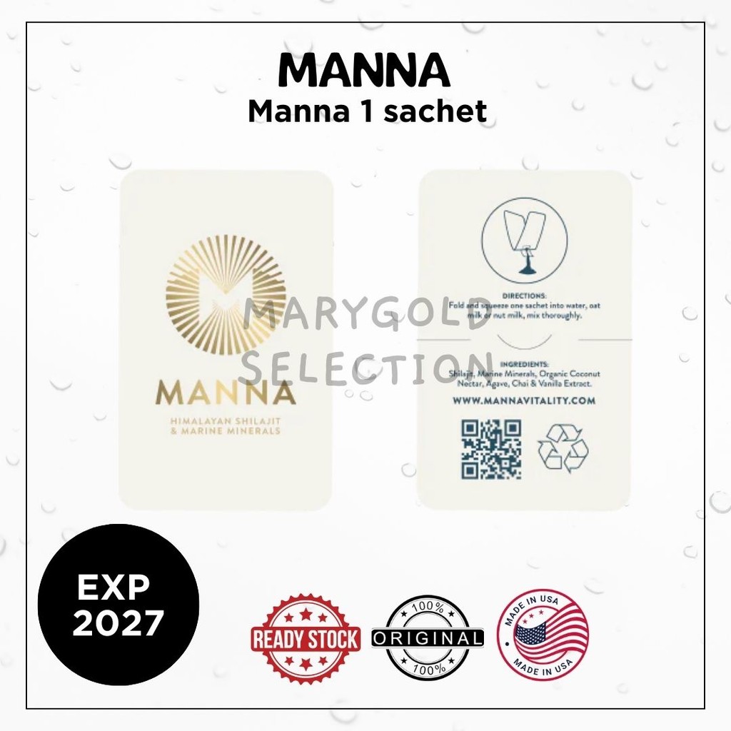 Jual Manna Vitality Sachet shilajit resin ocean plasma mineral esensial ...
