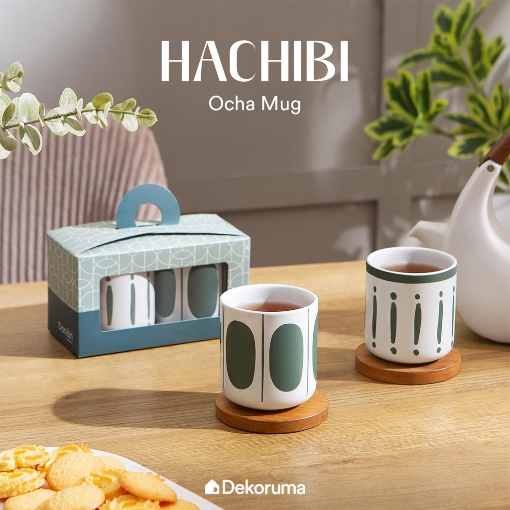 Jual Dekoruma HACHIBI Ocha Mug / Gelas Ocha Set of 2 | Shopee Indonesia