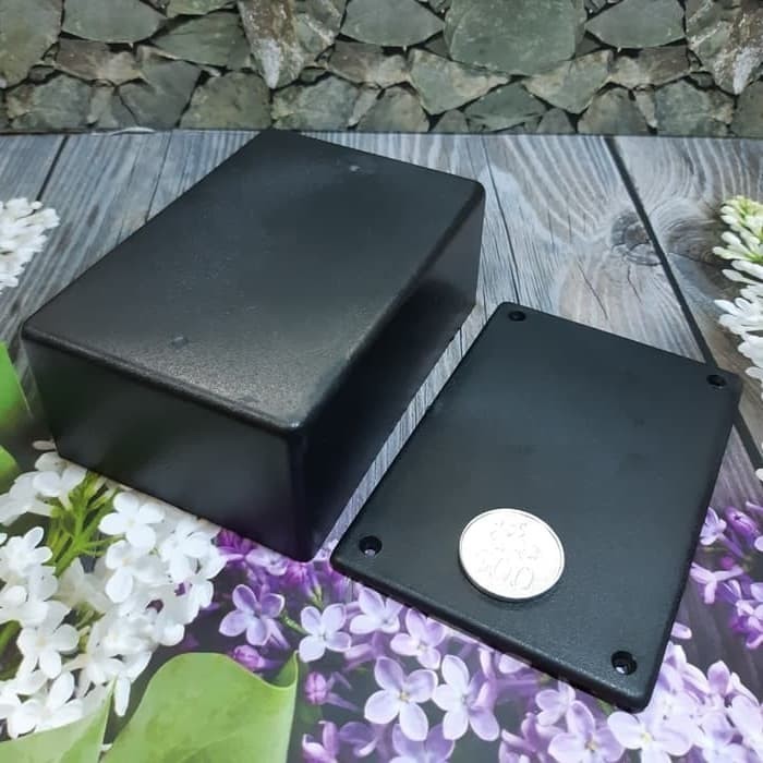 Jual Box Project X4 Hitam Plastik 125x85x50 mm Case Enclosure for ...