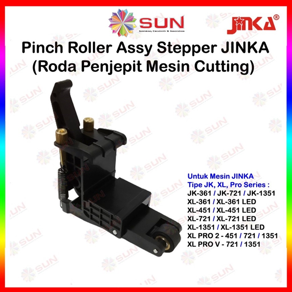 Jual Roller Roda Penjepit Mesin Cutting Jinka - Pinch Roller Assy Jinka ...
