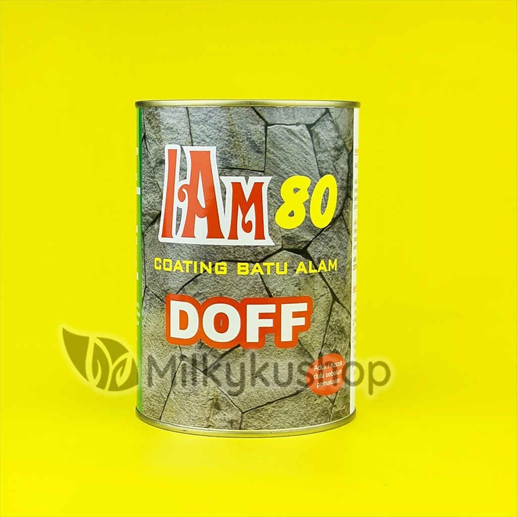 Jual COATING BATU ALAM AM 80 DOFF 850 ML PERNIS CAT PELAPIS | Shopee ...
