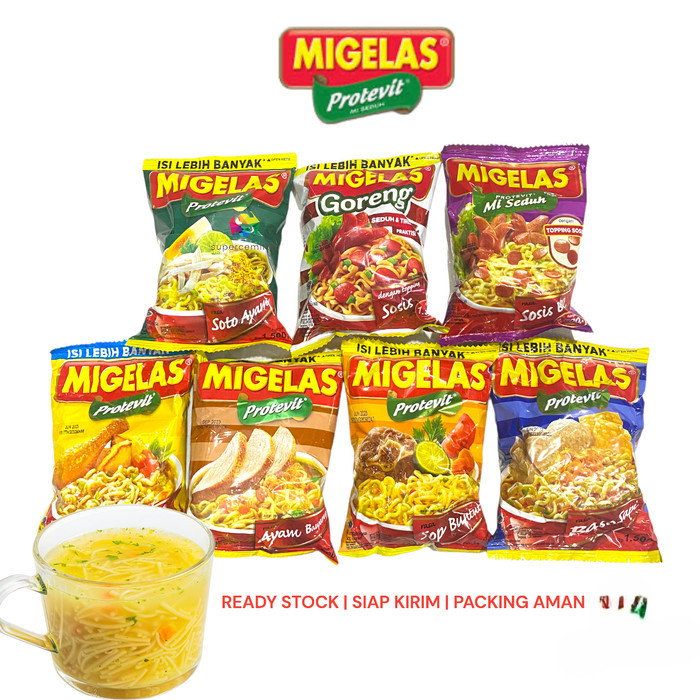 Jual MIGELAS RENCENG 15 PCS MI SEDUH GELAS MIE SACHET MIEGELAS RASA ...