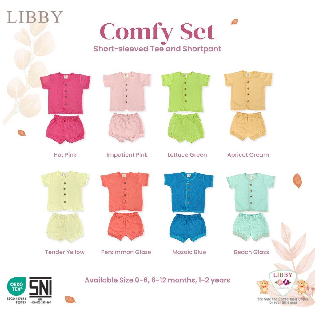 Jual LIBBY Comfy Set | Setelan Set Pakaian Outfit Piyama Baju Tidur ...