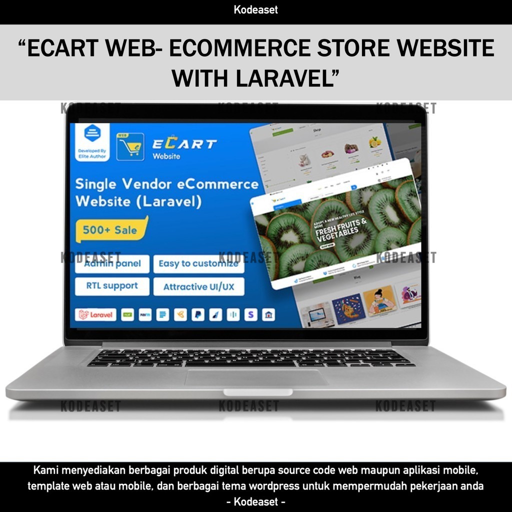 Jual SOURCE CODE APLIKASI WEB ECART WEB- ECOMMERCE STORE WEBSITE WITH ...
