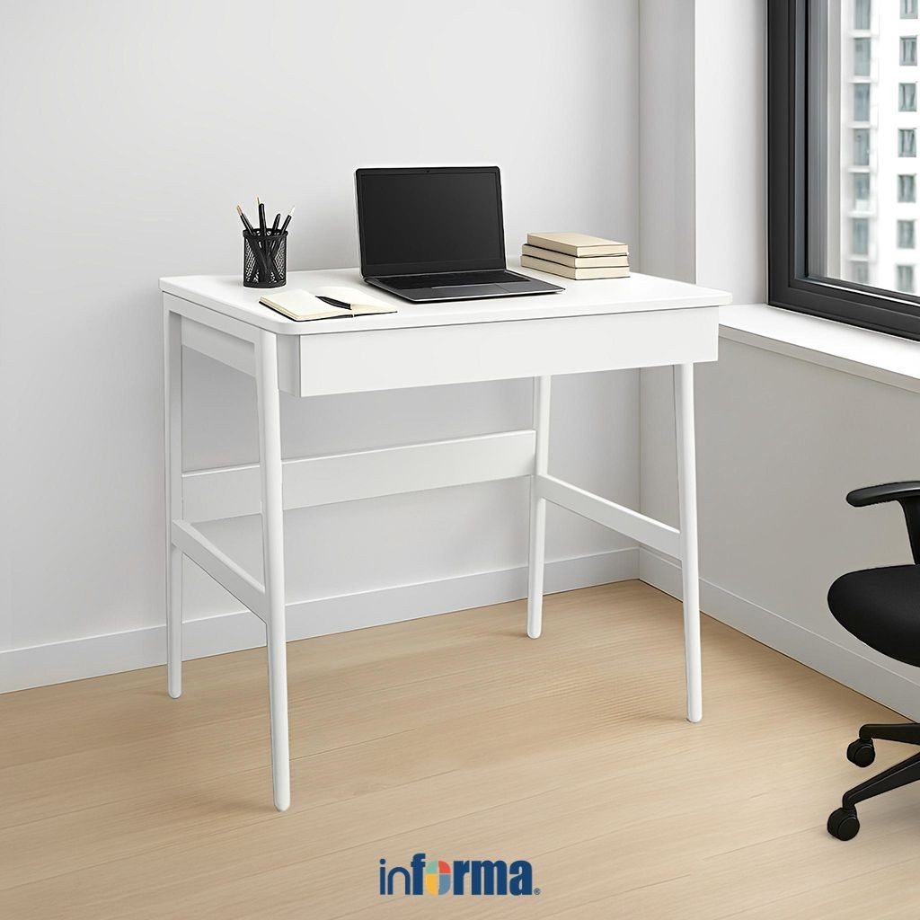 Jual Informa Brodie Meja Kantor - Putih Office Table Furnitur Kantor ...
