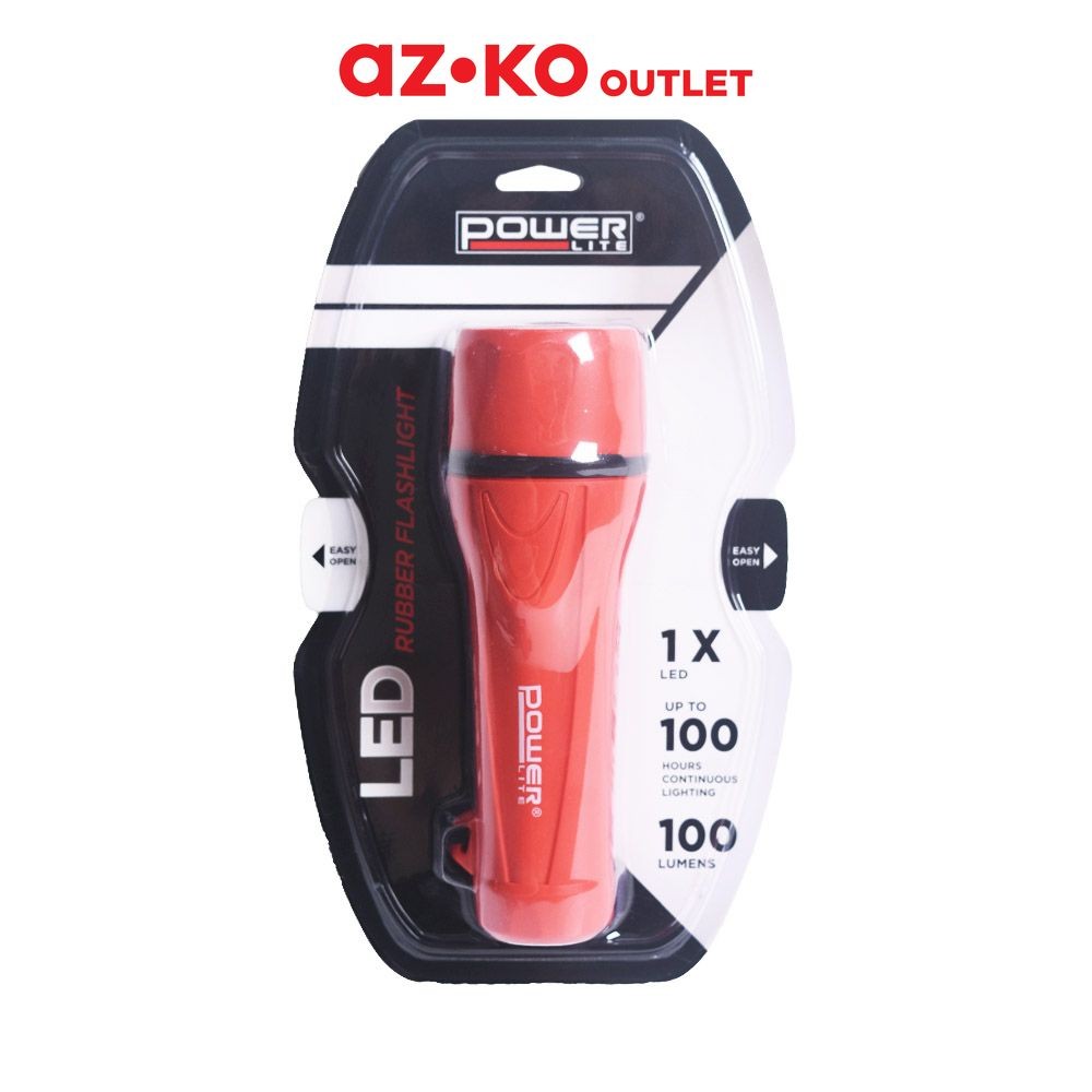 Jual Powerlite Senter Led Rubber 100Lm 2D Flashlight Emergency Lamp ...