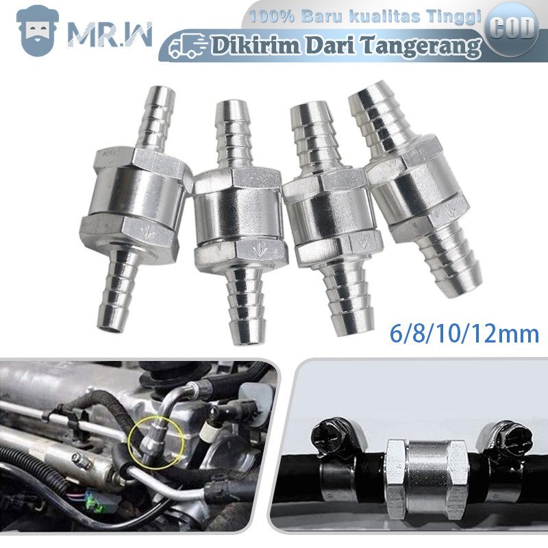 Jual Aluminum Alloy Katup Satu Arah One Way Petrol Diesel Check Valve 1 ...