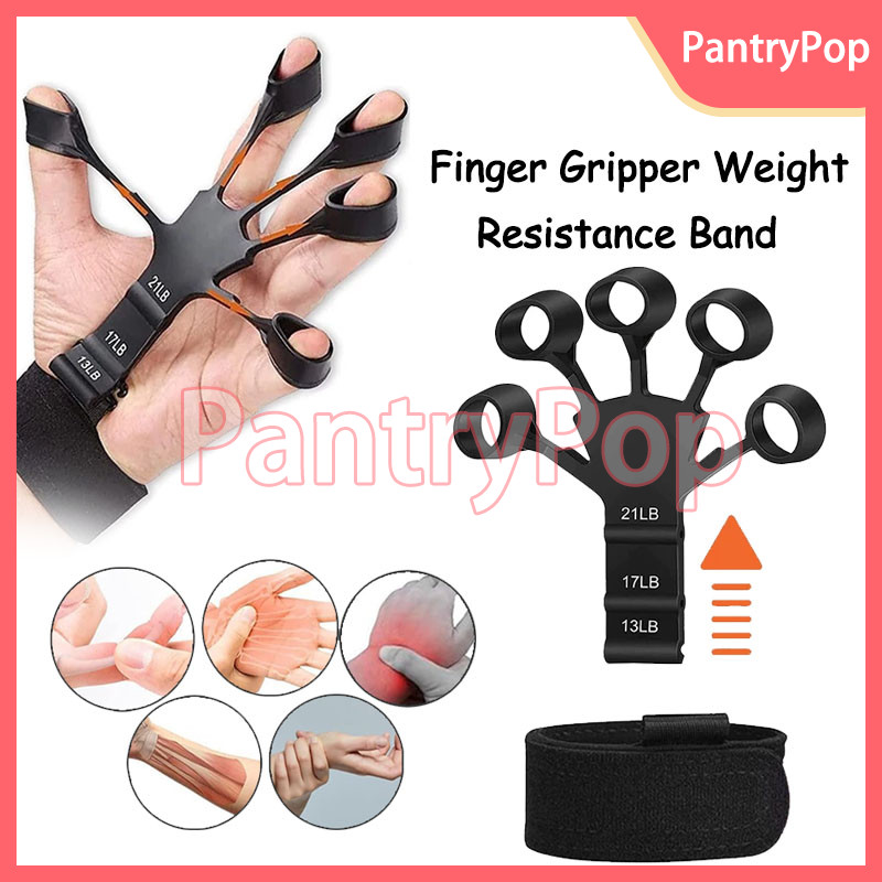 Jual Finger Gripper Weight Resistance Band /Silicone Finger ...