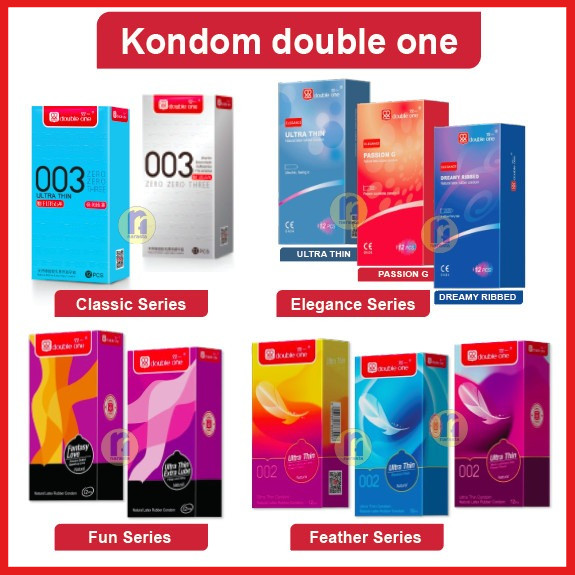 Jual Kondom Tipis 003 DoubleOne 1 Pack 12 Pcs (Sachet) | Shopee Indonesia