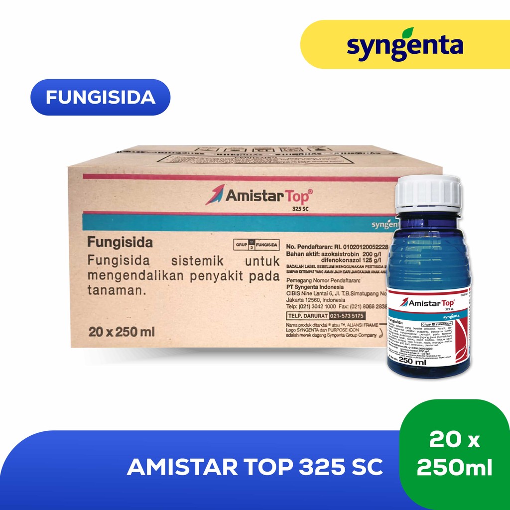 Jual Syngenta - Amistar Top 325 SC - Fungisida - 250ml [1 Carton ...