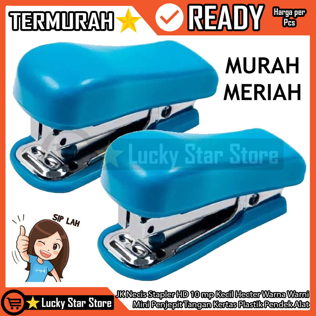 Jual JK Necis Setepler Seteples Hd 10mp Jepit Penjepit Stapler Stepler Jepretan Kecil Mini ...