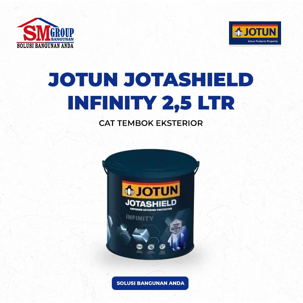 Jual Cat Tembok Eksterior JOTUN Jotashield Infinity 2,5 LTR | Shopee ...