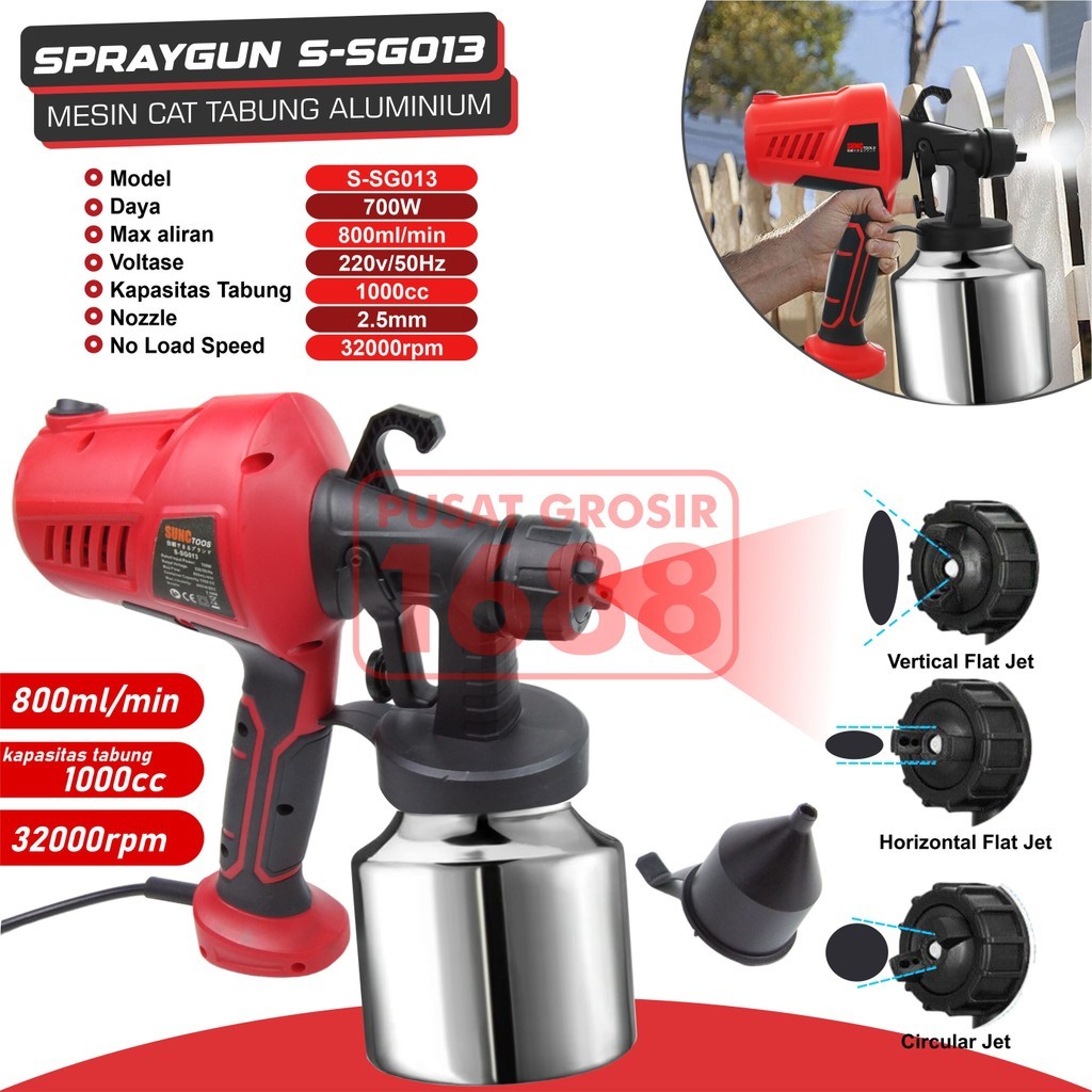 Jual Mesin Semprot Cat Listrik Spray Gun Electric, alat cat semprot ...