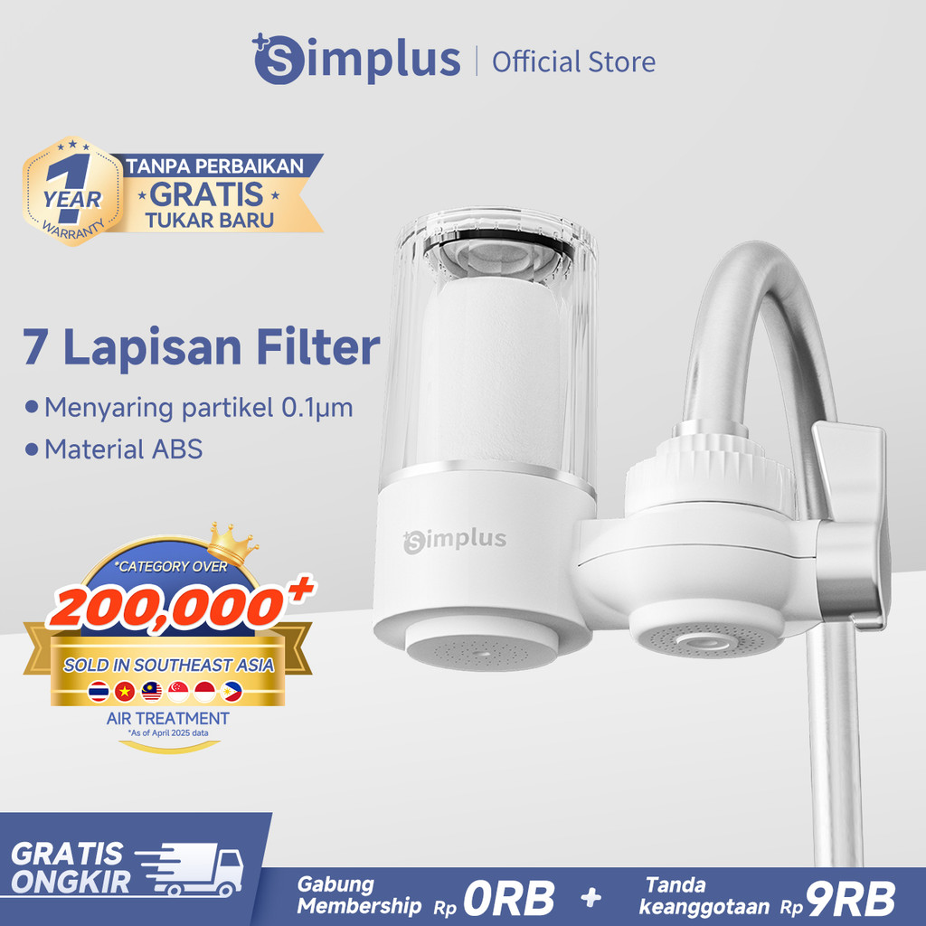 Jual Simplus Pemurni Air Keran dengan 7 Lapis Penyaringan | Shopee Indonesia