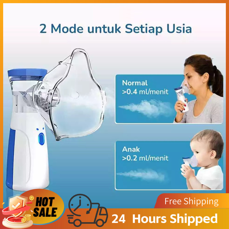 Jual W302 Nebulizer Portable / Alat Nebulizer Anak /Nebulizer Portable Mesh Alat Uap Bantu ...