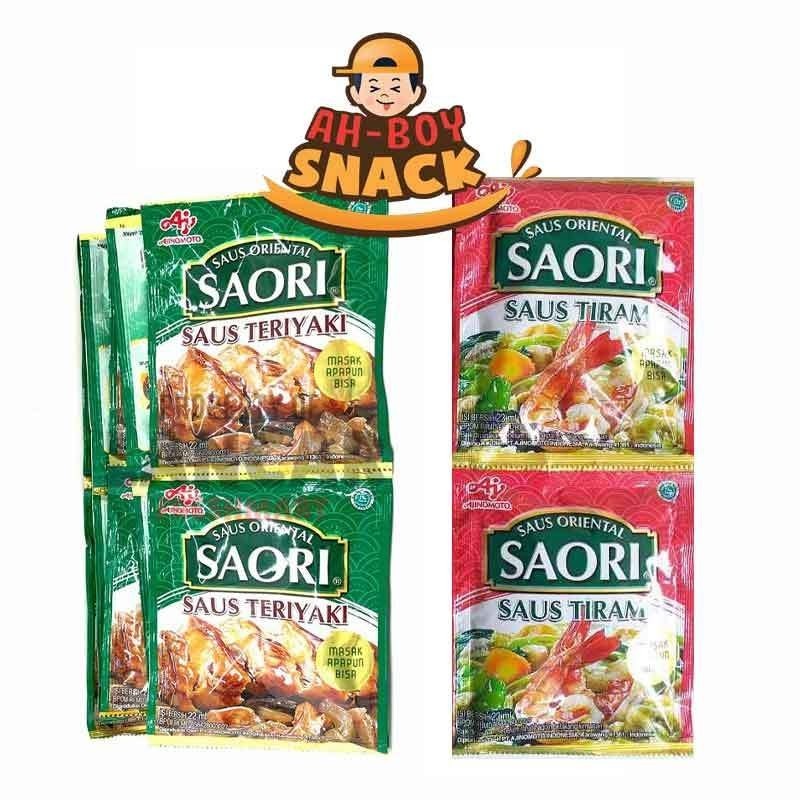 Jual SAORI SAUS TIRAM & SAOS TERIYAKI RENCENG 10 SACHET X 23ML - SAORI ...