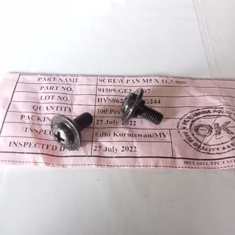 Jual baut box body cover baut dasi m5 × 11,5 baut 8, original Dagul ...