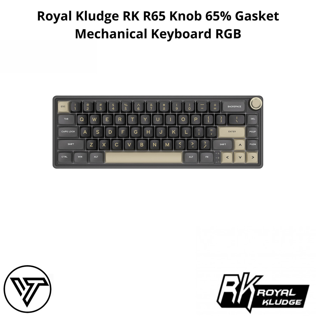 Jual Royal Kludge RK R65 Knob 65% Gasket Mechanical Keyboard RGB | Shopee Indonesia