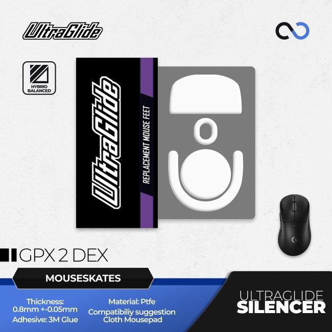 Jual Meow Gaming Gear Ultraglide Silencer Logitech G Pro X Superlight 2 ...
