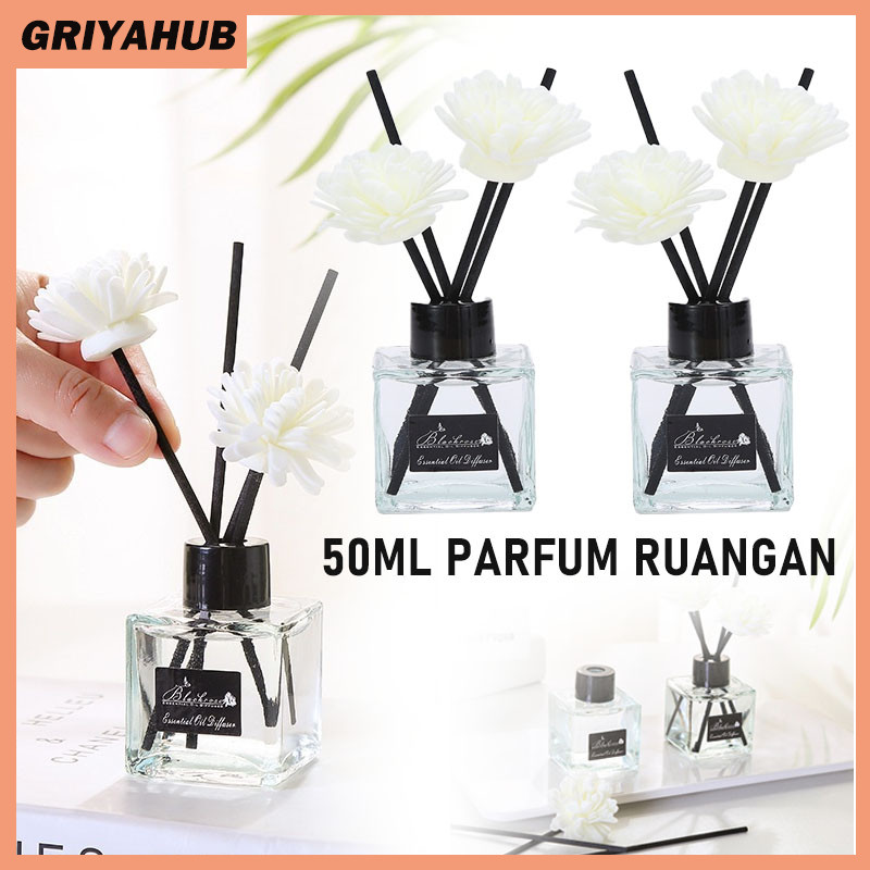 Jual 50ML Parfum Ruangan/Parfum Essential Oil Hiasan Stik Kayu + Bunga ...