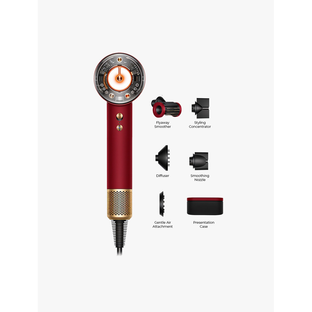 Jual Dyson Supersonic ™ Nural Hair Dryer HD16 (Red Velvet/Gold ...