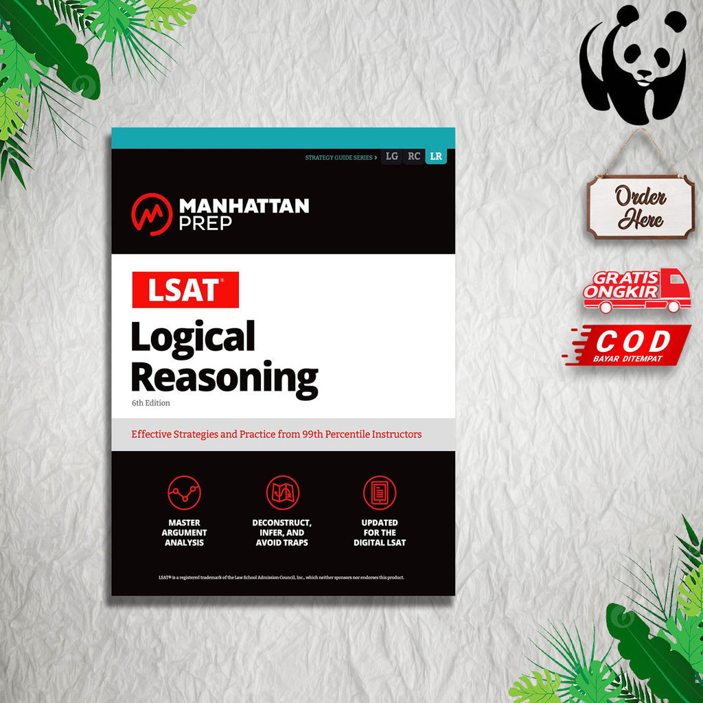 Jual Buku Buku Manhattan LSAT Logical Reasoning 5th Edition (B5 ...
