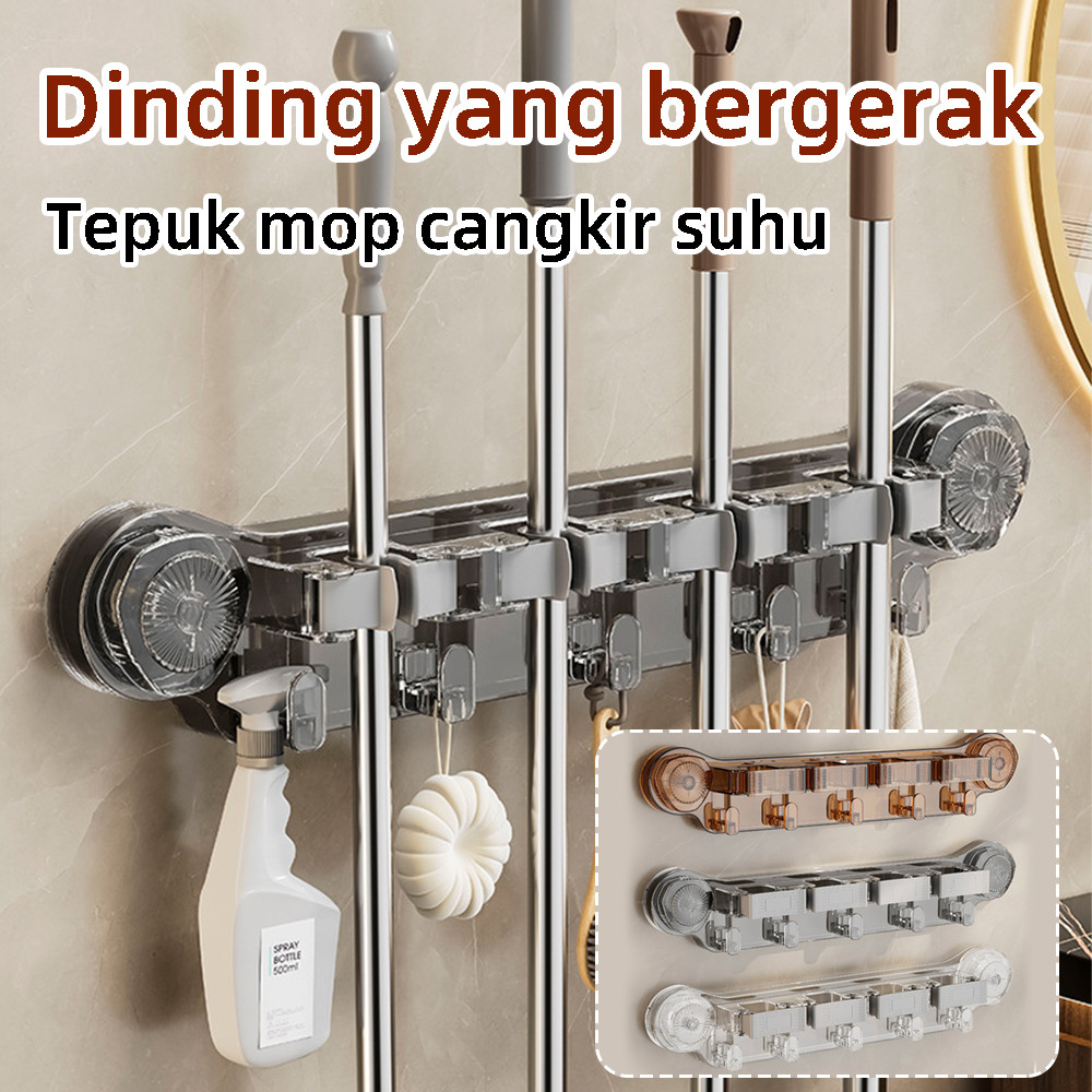 Jual Kait Penjepit Pel , Tempat Sapu Kamar Mandi, Dipasang Di Dinding ...