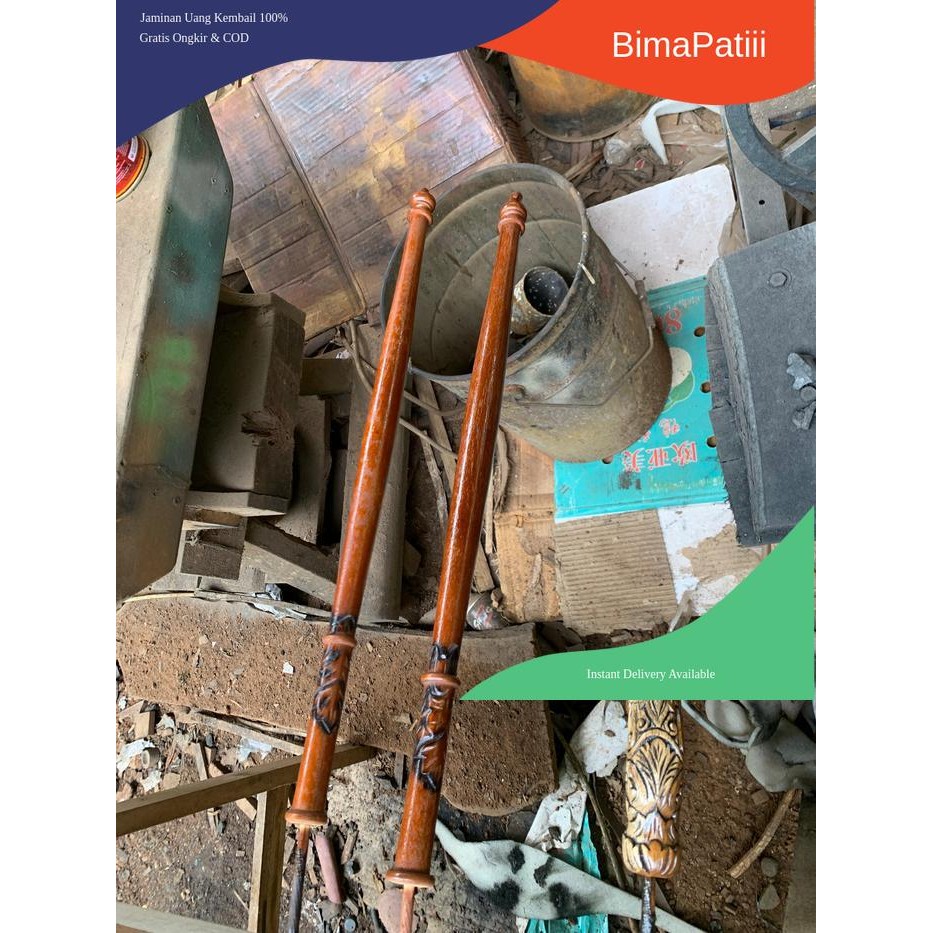 Jual deder tombak dari kayu jati termurah ukir ukiran bk Keris ...