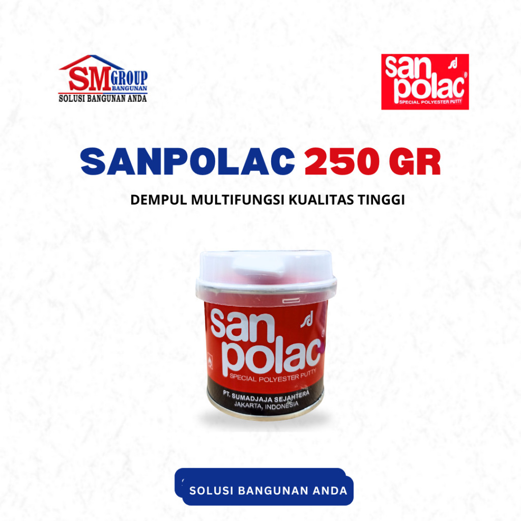 Jual Dempul Serbaguna SANPOLAC | San Polac Multifungsi Berkualitas ...