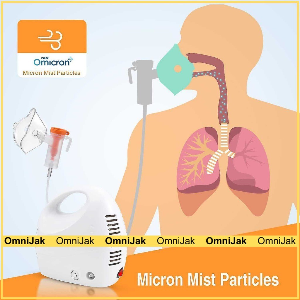 Jual TaffOmicron Alat Terapi Pernapasan Compressor Nebulizer Atomizer ...