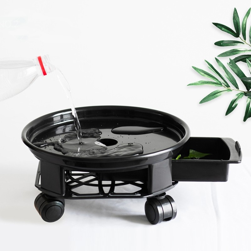 Jual DUDUKAN POT VASE RODA putar 360° /ADA TEMPAT AIR ALAS TATAKAN VAS ...