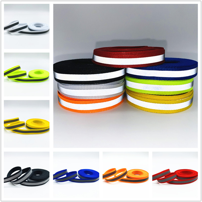 Jual 5yards 10mm Colorful Safety Silver Reflective Rbbon For Sewing Sew ...