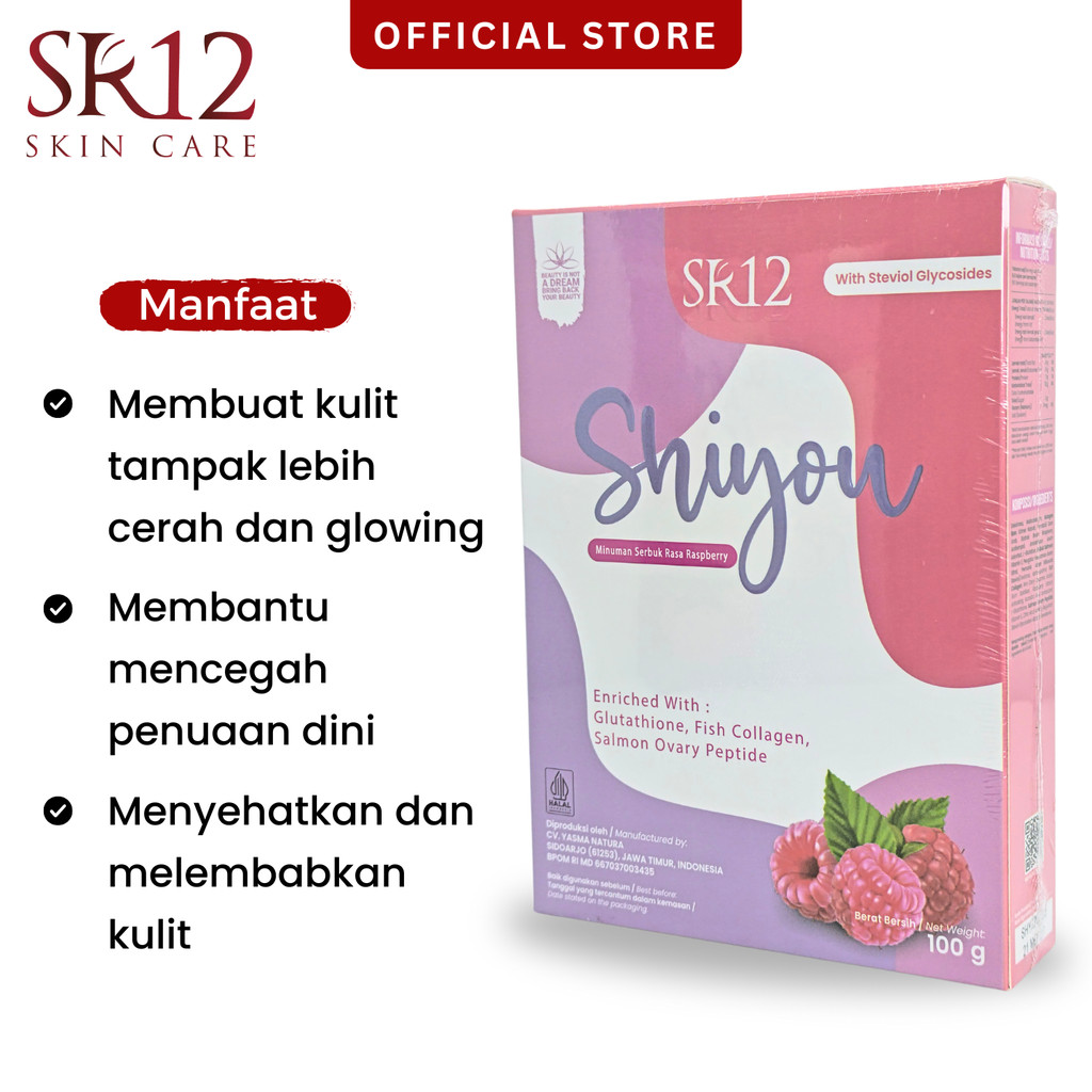 Jual SR12 SHIYOU Collagen 100gr Original Suplemen Kulit Cerah Glowing Anti Aging Minuman Kolagen ...