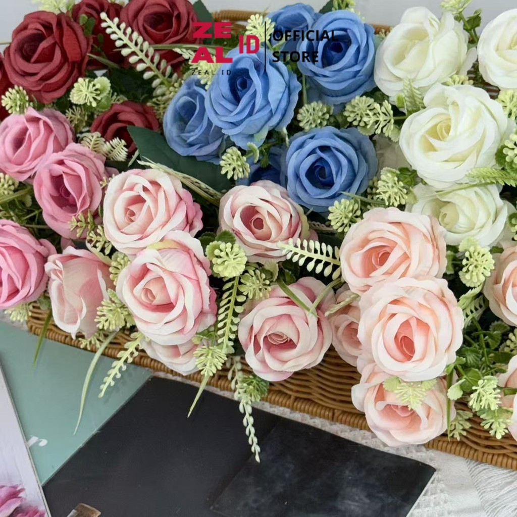 Jual ZEAL - Bouquet bunga BKT 1029 RICH (x6) 6Cbg Bunga Mawar ...