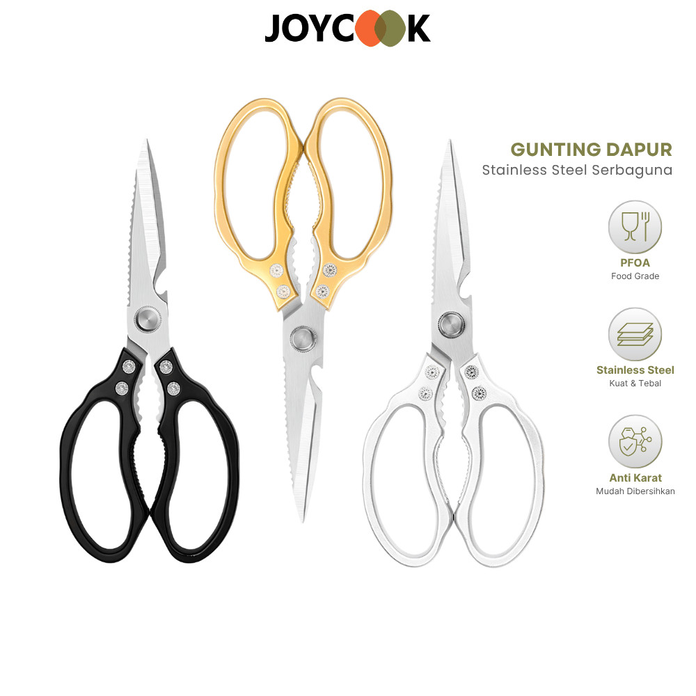Jual JOYCOOK Gunting Dapur Multifungsi Gunting Dapur Stainless Steel ...