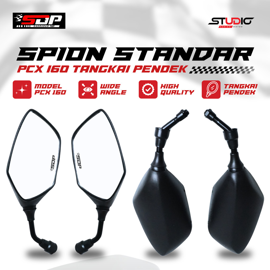 Jual TANGKAI PENDEK PCX150 - Spion Pcx 150 Pcx 160 Vario 160 Kaca Spion ...