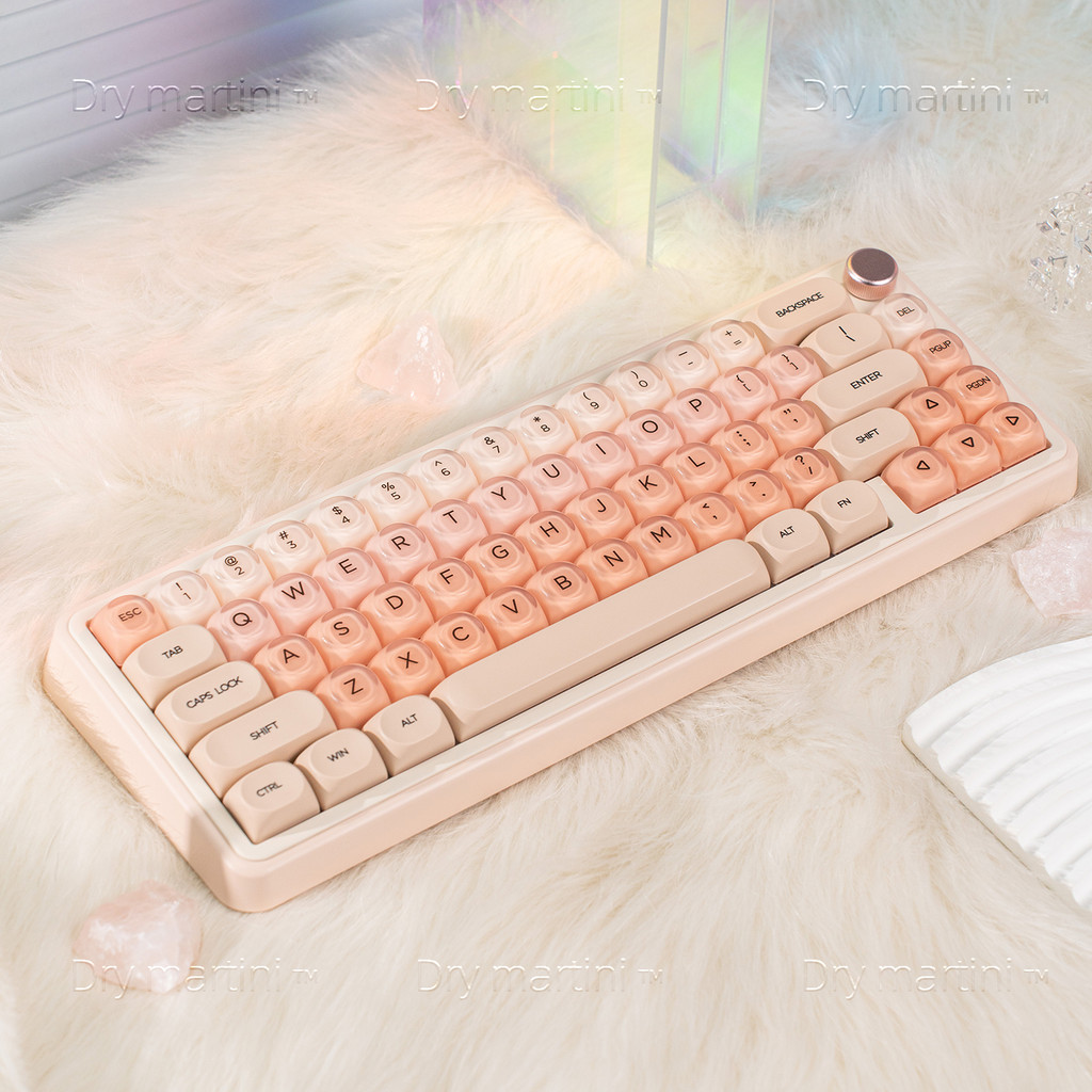 Jual Foundation Liquid Key Caps with Frosted Ice Penetration PC, PBT ...