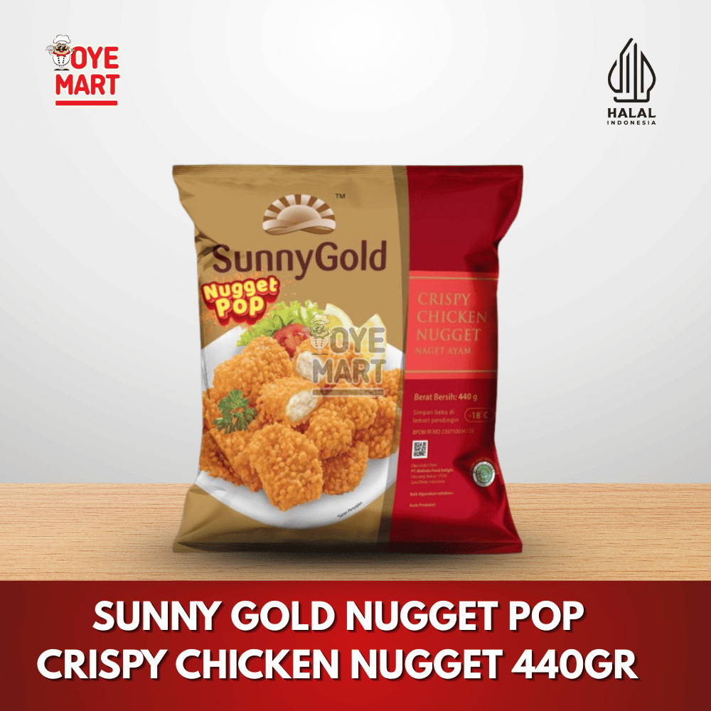 Jual SUNNY GOLD CRISPY CHICKEN NUGGET 500GR | Shopee Indonesia