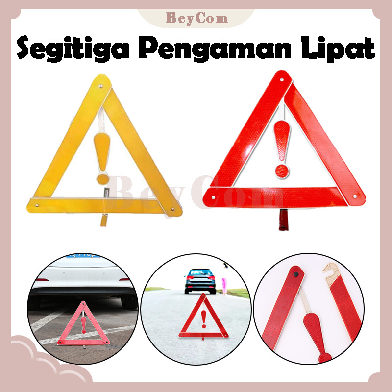 Jual Segitiga Pengaman Mobil Lipat Tanda/Darurat Plastik Warning Sign ...