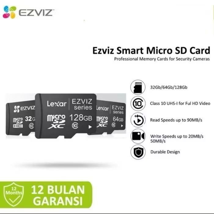 Jual Ezviz Smart Micro SD Card 32GB/64GB/128GB/256GB/512GB/1TB/2TB UHS ...